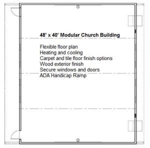 Is this Modular Church Building what you are searching for?